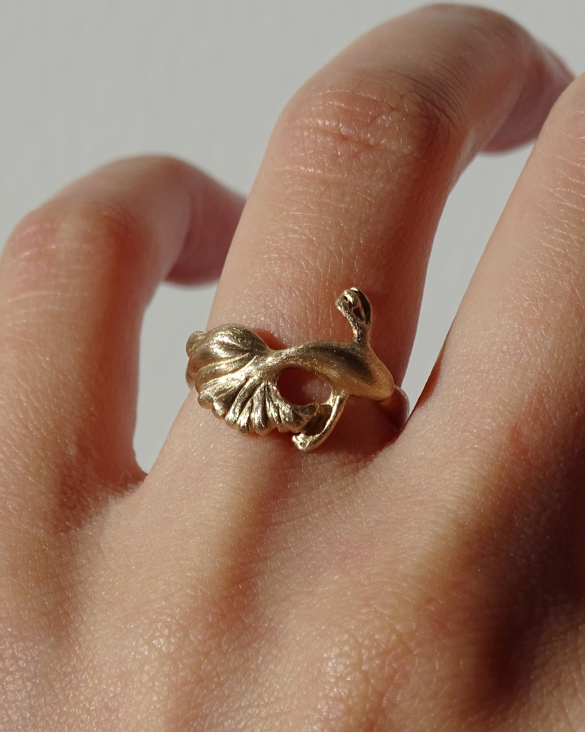 Koi Fish Ring ∙ Organic Solid Gold Ring ∙ Handcrafted Fine Jewellery ...